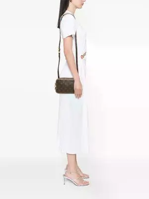 LOUIS VUITTON Monogram Pochette Marly Bandouliere - Brown