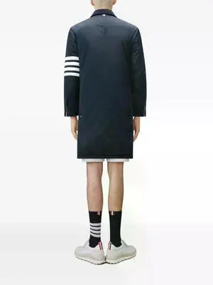 Thom Browne Poly Tech Down Filled 4-bar Overcoat