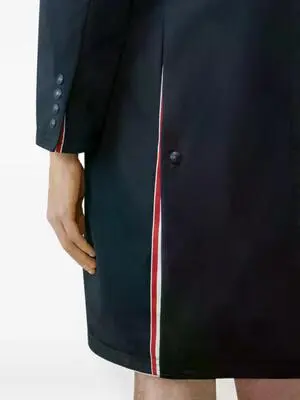 Thom Browne Poly Tech Down Filled 4-bar Overcoat