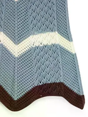 La DoubleJ Chevron Open-knit Top