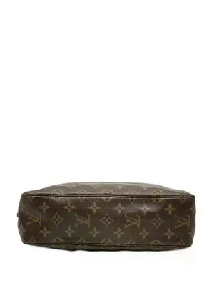 LOUIS VUITTON Monogram Trousse Toilette 28 Clutch Bag - Brown