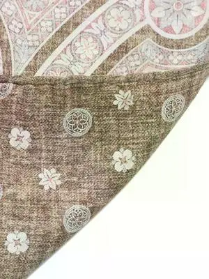 DELL'OGLIO Easy Geometric-print Scarf