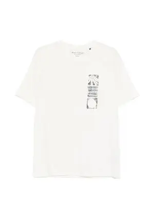 Marc O'polo Graphic-print Round-neck T-shirt - Neutrals