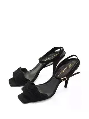 Santoni Wavy-strap Sandals