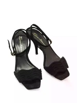Santoni Wavy-strap Sandals