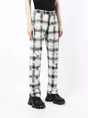 Givenchy Ripped Check Trousers