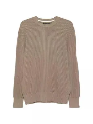 Marc O'polo Ribbed Knit Crew Neck Sweater - Neutrals