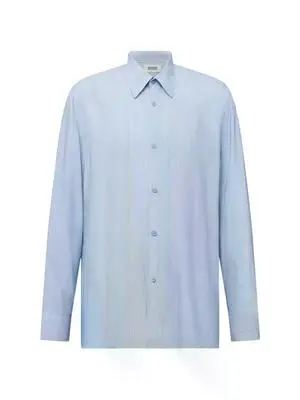DRYKORN Gaunt Vertical-stripe Shirt - Blue