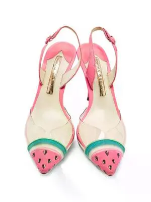 SOPHIA WEBSTER Watermelon Slingback Pumps