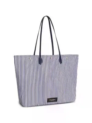 Dolce & Gabbana Essenza Poplin Shopping Bag - Blue