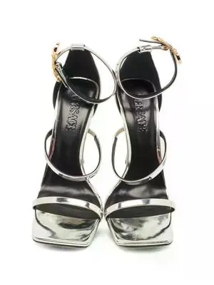 Versace Safety Pin Ankle Strap Sandals