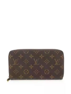 LOUIS VUITTON Zippy Monogram Wallet - Brown