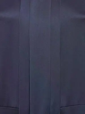 Celine Pleated Satin Midi Dress