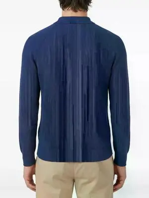 Brunello Cucinelli Ribbed Knit Polo Shirt