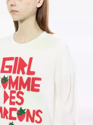 Comme Des Garçons Graphic Long Sleeve Jumper