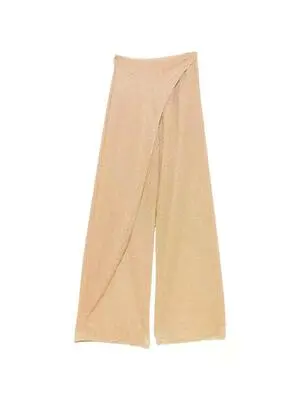 Oseree Lumiere Beads Pareo Wrap-front Trousers