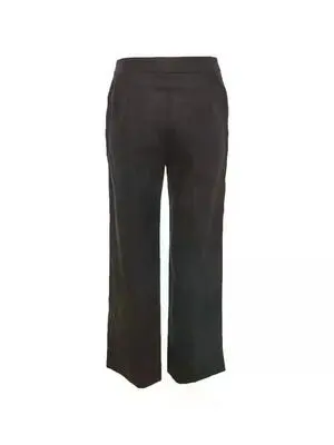 Max Mara Tailored Linen Trousers - Grey