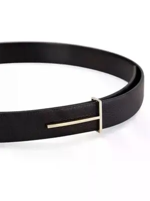 TOM FORD Logo Leather Belt