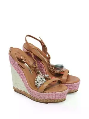 SOPHIA WEBSTER Lucita Tassel Wedge Sandals