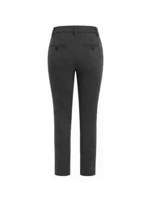 DONDUP Carmen Herringbone Tailored Trousers