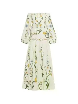 Agua Bendita Laguna Maxi Dress - Neutrals