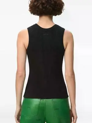 Loewe Ribbed Tank Top With Buckle Detail