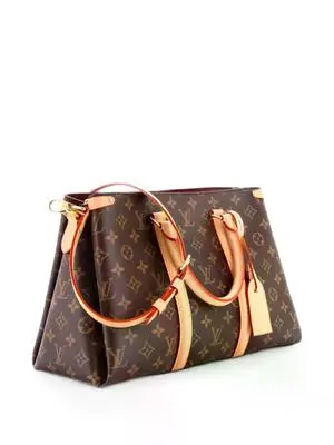 LOUIS VUITTON Monogram Canvas Soufflot Mm Tote Bag