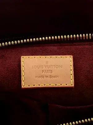 LOUIS VUITTON Monogram Canvas Soufflot Mm Tote Bag