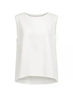 Dusan Sleeveless Draped Back Top