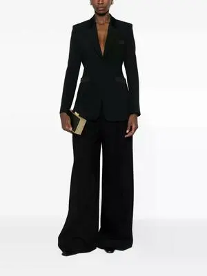 Emporio Armani Single-breasted Blazer With Satin Trim