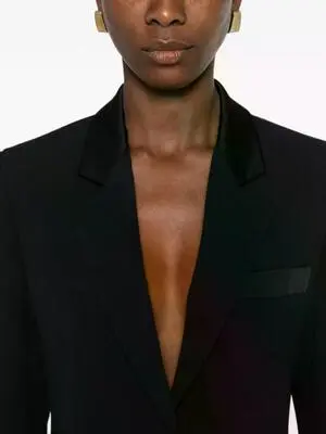 Emporio Armani Single-breasted Blazer With Satin Trim