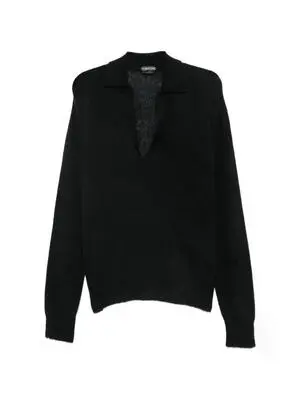 TOM FORD V-neck Sweater - Black