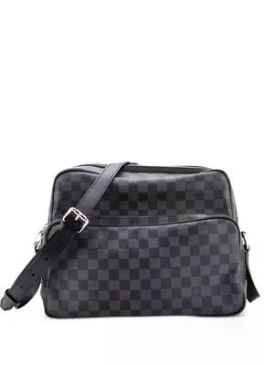 LOUIS VUITTON Leo Messenger Bag Damier Graphite - Black