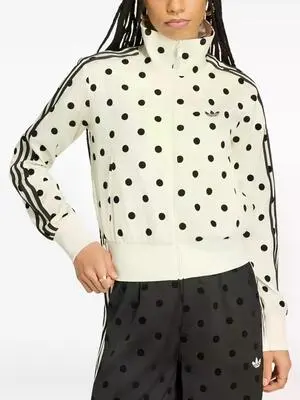 Adidas Polka-dot Track Jacket - Neutrals