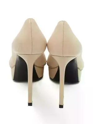 Saint Laurent Janis Leather Heeled Pumps