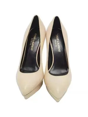 Saint Laurent Janis Leather Heeled Pumps