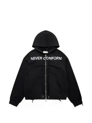 Matieres Fecales Never Conform Distressed Hoodie