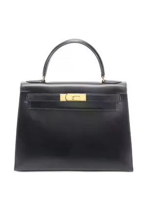 Hermès Kelly 28 Sellier Handbag - Black