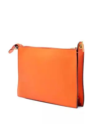 Celine Tricolor Leather Pocket Envelope Zip Crossbody Bag