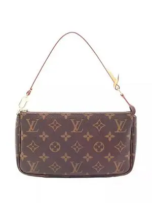 LOUIS VUITTON Monogram Pochette Accessoires Shoulder Bag - Brown