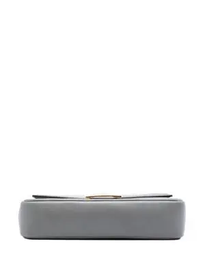 Fendi Leather Baguette Chain Midi Shoulder Bag