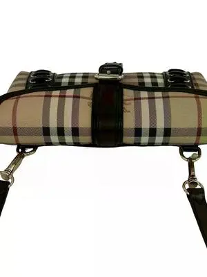 Burberry Haymarket Coated Canvas Crossbody Bag
