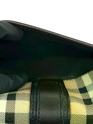 Burberry Haymarket Coated Canvas Crossbody Bag