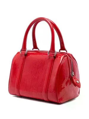 Dior Oblique Patent Boston Bag