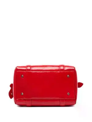 Dior Oblique Patent Boston Bag