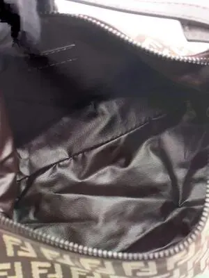 Fendi Zucchino Canvas Handbag