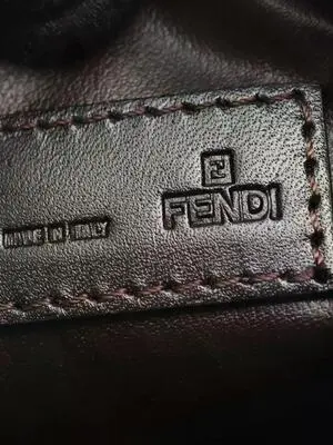Fendi Zucchino Canvas Handbag