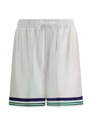 Casablanca Hotel Emblem Deck Shorts - White