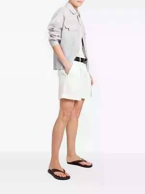 TWP Cisco Pleated Turn-up Shorts