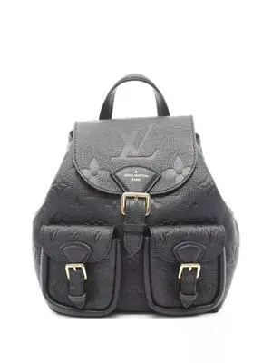 LOUIS VUITTON Monogram Empreinte Backpack - Black